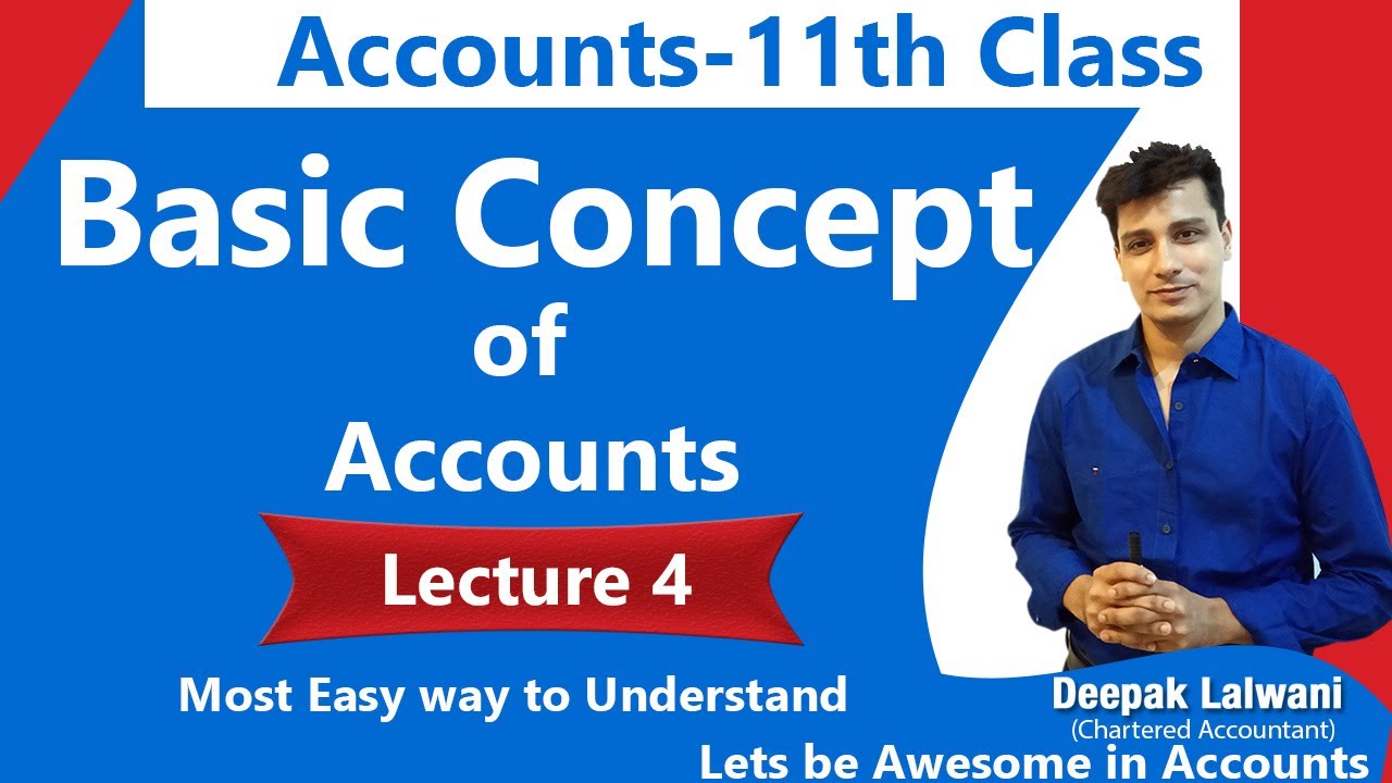 #4 Basic Concept of Accounts | Introduction | Class 11 Accounts | Daily ...