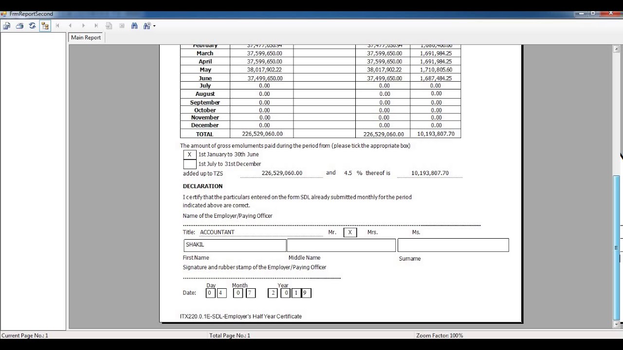1 How To Generate Report - P9/P10 From Payroll System. - YouTube