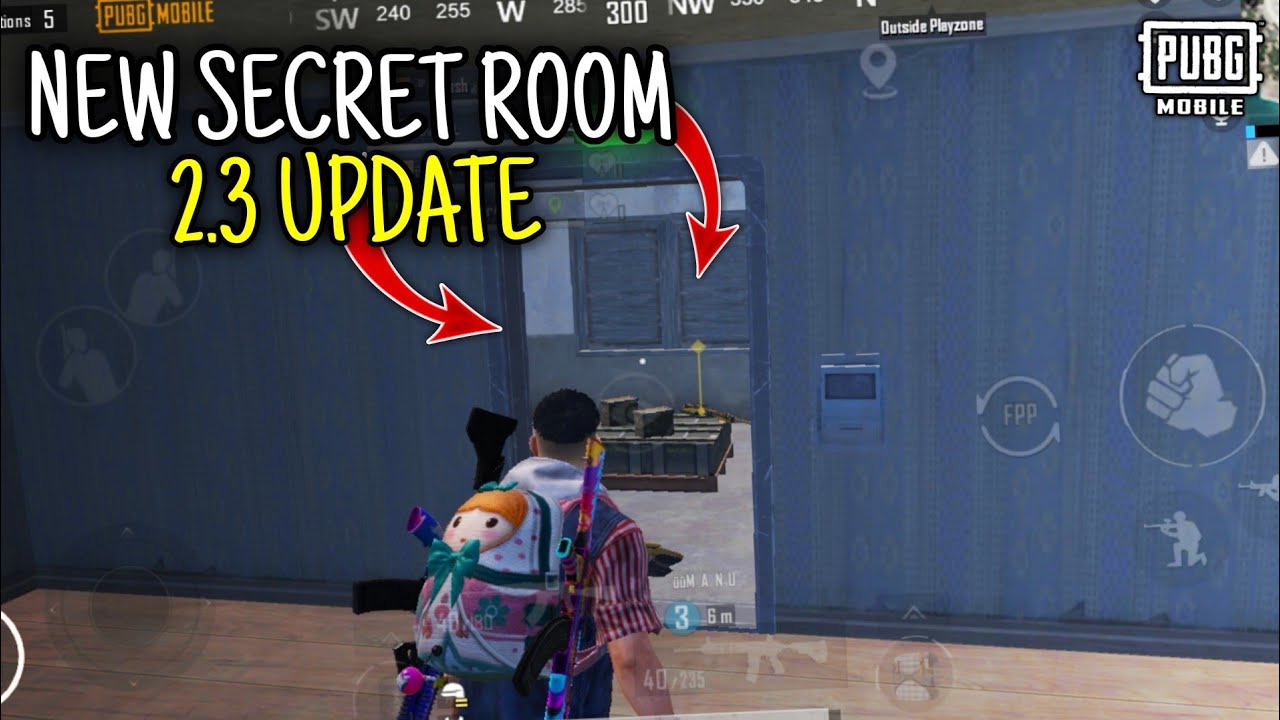 NEW Secret Room In Erangel | After 2.3 Update | PUBG MOBILE | Hinesh ...