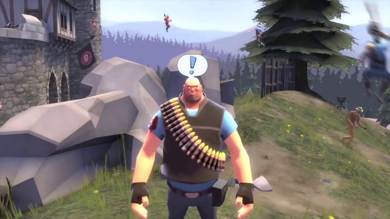 heavy spins with music tf2 - YouTube