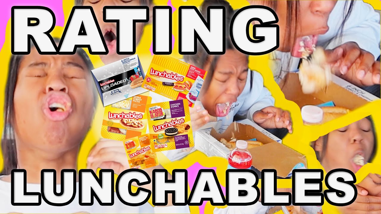 BACK TO SCHOOL LUNCHABLES REVIEW MUKBANG - YouTube