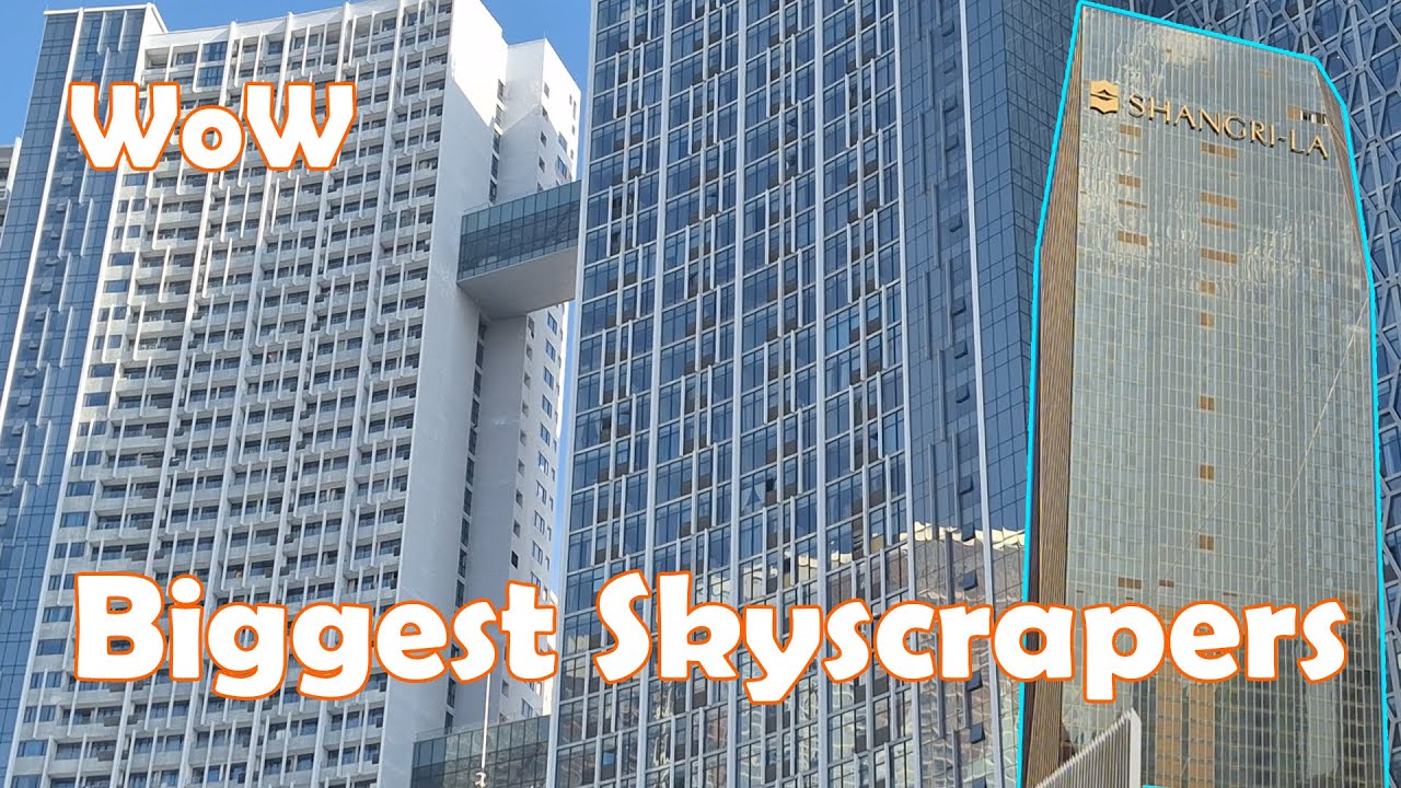 [4K] Biggest Skyscrapers, Skyline, High-Rise Building & Top Tallest ...