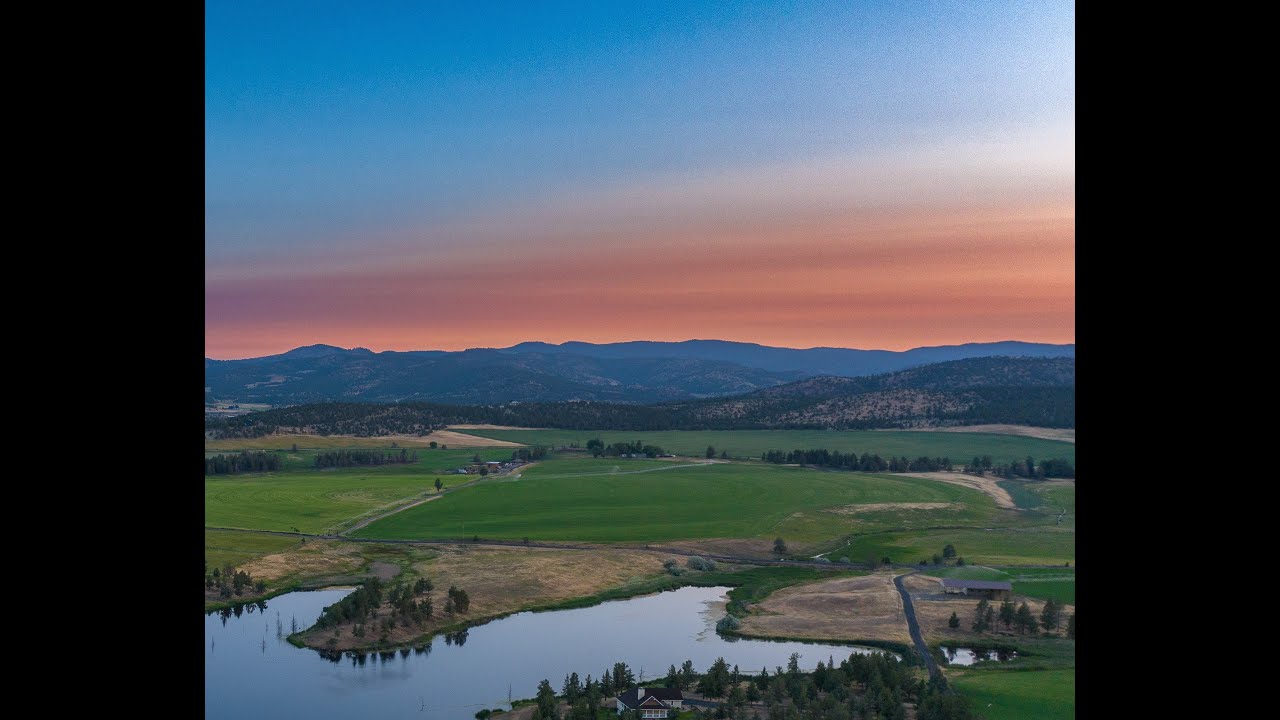 Sunrise Flyover near Barnes Butte in Prineville Oregon. - YouTube