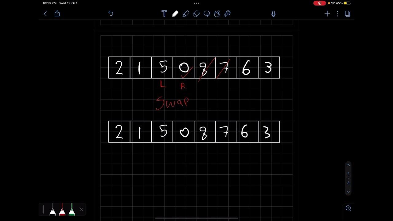 Analysis of algorithms ,Decrease & conquer | part 3 (Lomuto Partitioning ) شرح - YouTube