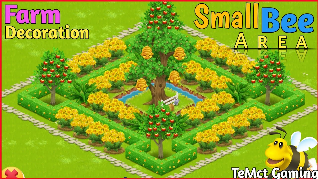 Small Bee Area Design | Hay Day - YouTube