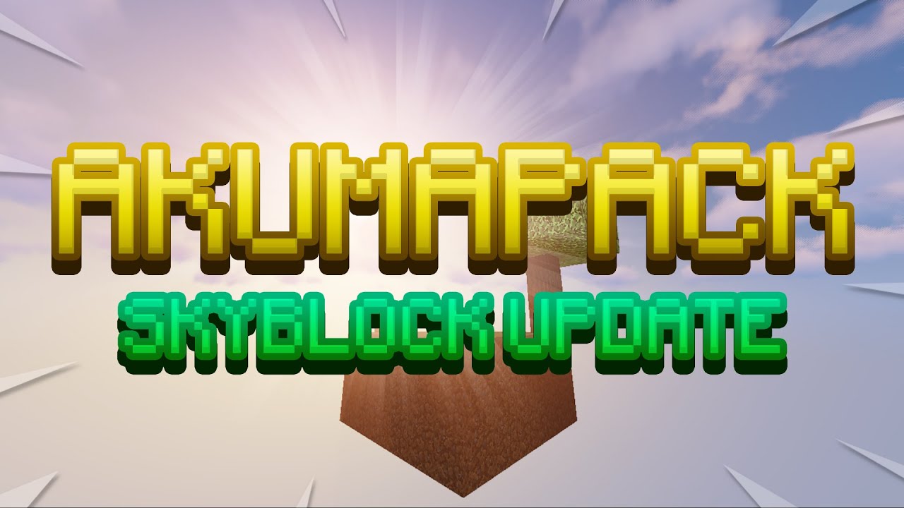 AKUMAPACK SKYBLOCK UPDATE - YouTube