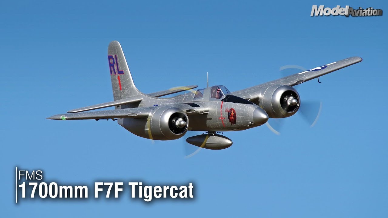 FMS 1700mm F7F Tigercat - Model Aviation - YouTube