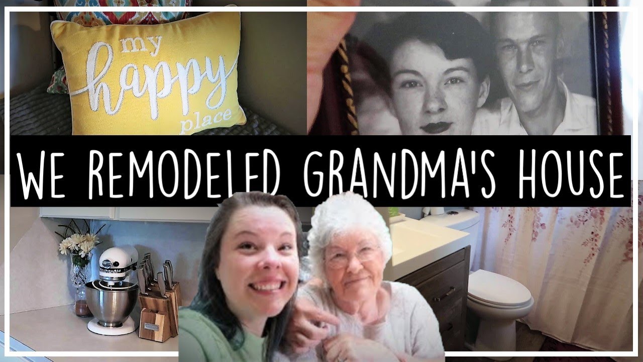 No Updates in 25 Years//Grandma's Renovated House tour//Remodel DIY ...