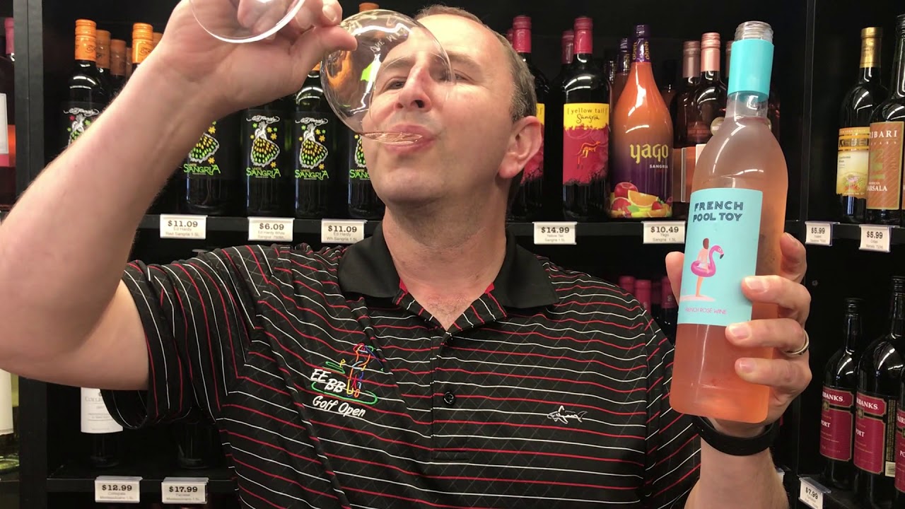 French Pool Toy Rosé | One Minute of Wine Episode #586 - YouTube