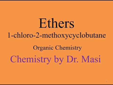 1-chloro-2-methoxycyclobutane,Naming Ethers IUPAC Nomenclature Organic ...