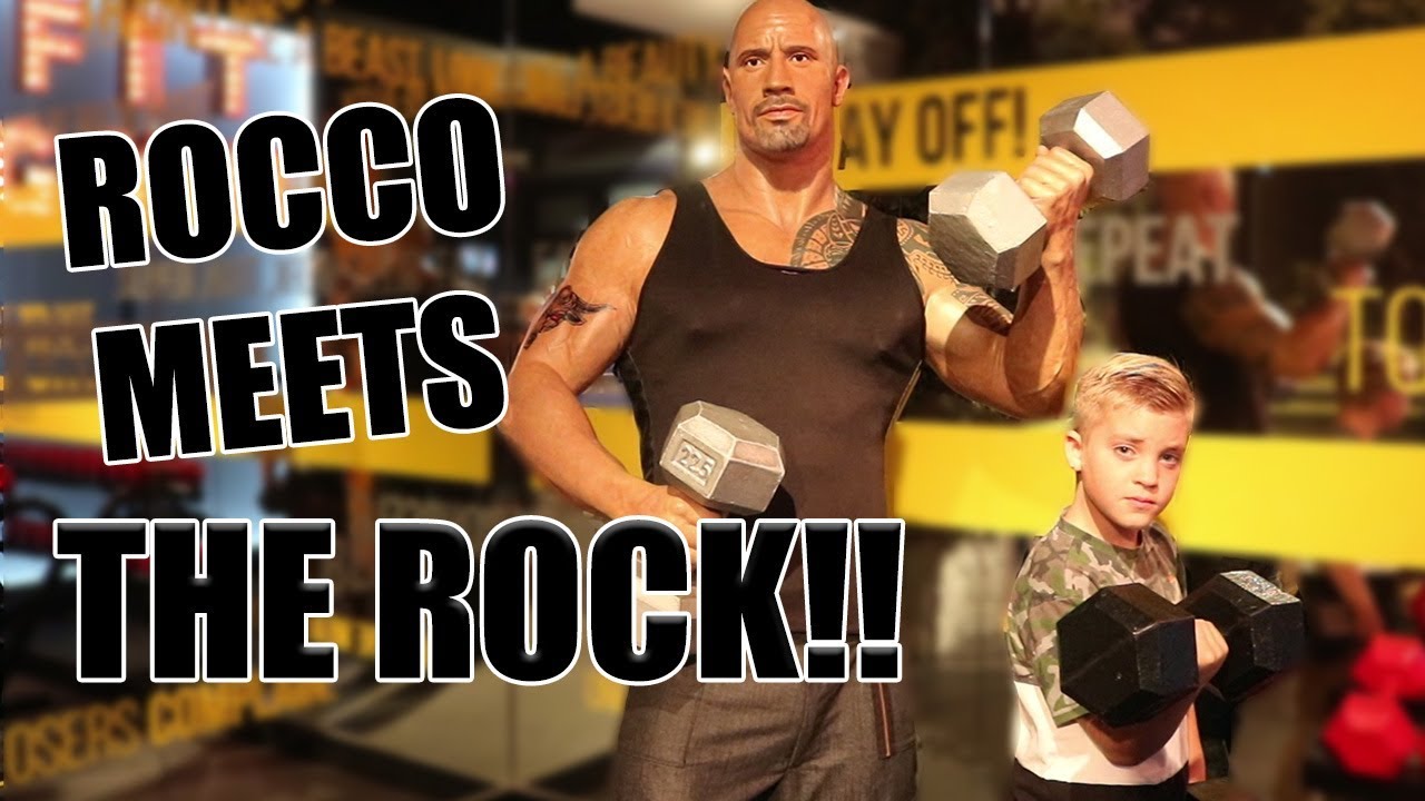 ROCCO MEETS... THE ROCK!! - YouTube