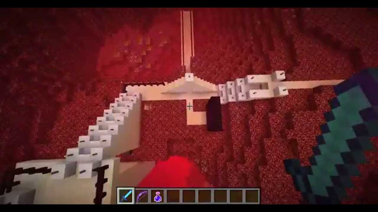 Tour of a Minecraft World 3: The Nether Road - YouTube