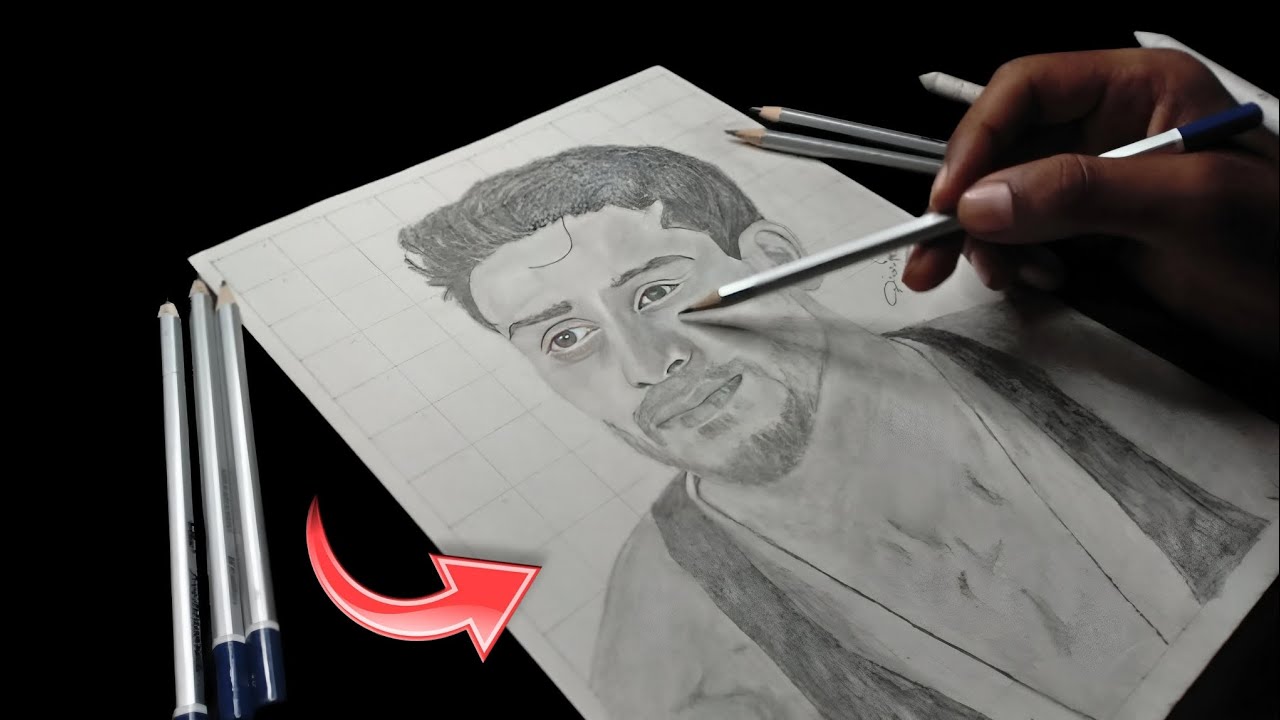 Tiger Shroff | step by step drawing tutorial | realistick drawing tiger ...