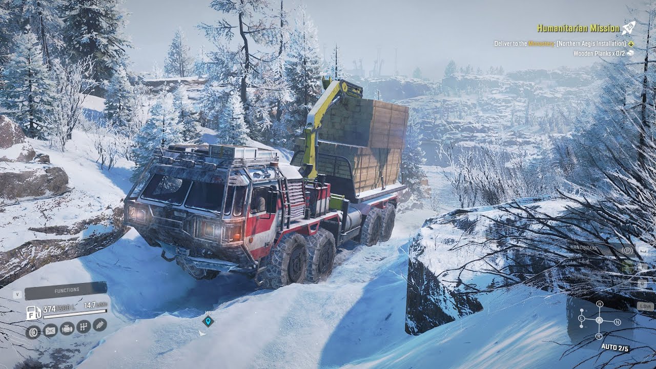 S7_ Driving Derry Special Through frozen Roads - Snowrunner Gameplay ...
