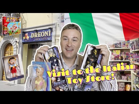 TOUR OF ITALIAN TOY STORE - Leo and Sofia's Favorite Toy Store in Italy ...