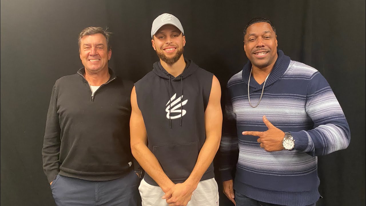 Steph Curry calls in and surprises Steiny on his 60th birthday! - YouTube