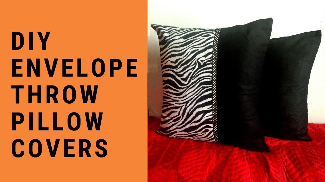 DIY Envelope Throw Pillow Covers Easy Cushion Cover Pattern YouTube diy-envelope-throw-pillow-covers-easy-cushion-cover-pattern-youtube