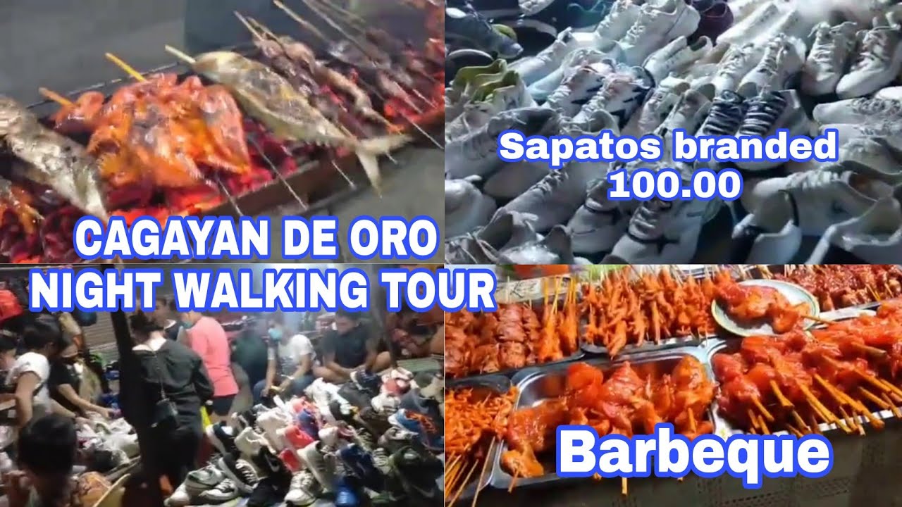 CAGAYAN DE ORO UPTOWN NIGHT MARKET WALK TOUR - YouTube