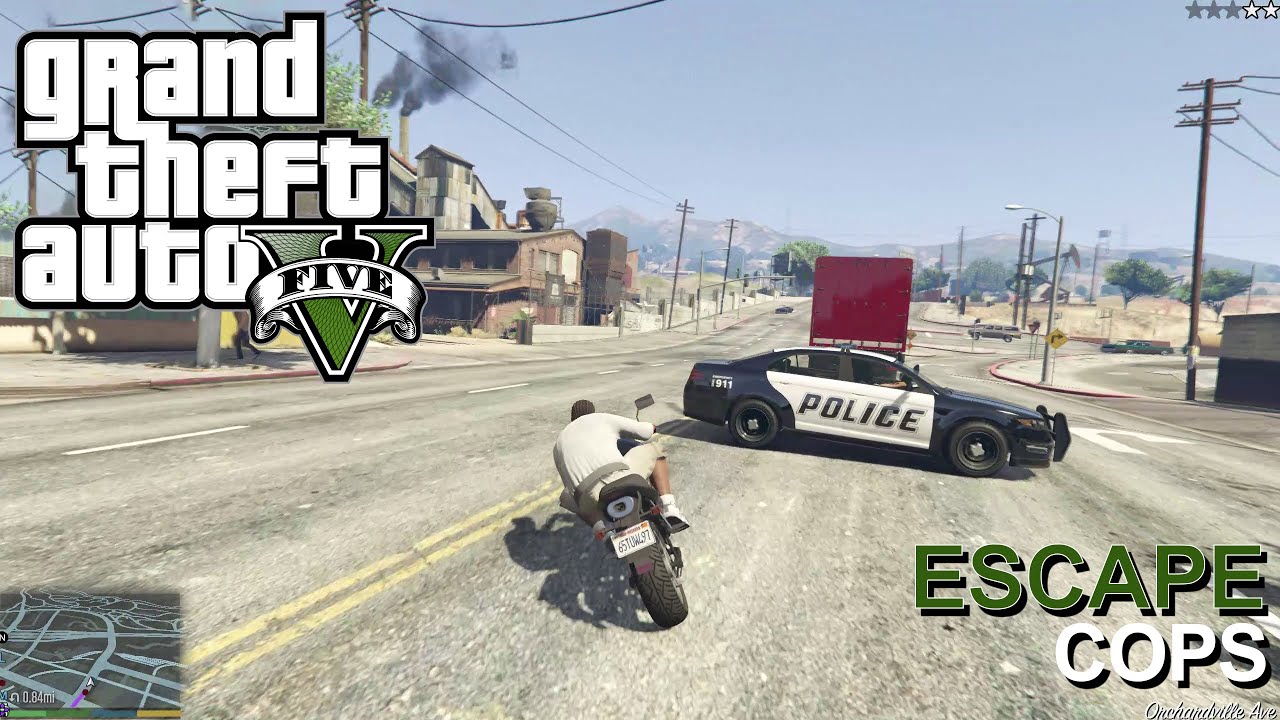 Gta 5 police escape | How to escape police in gta 5 | Gaming Hub - YouTube