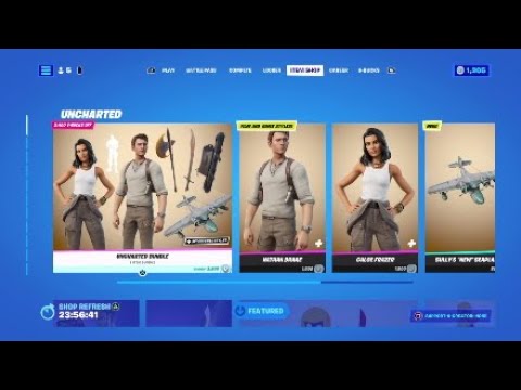 New Fortnite shop 17th November, return Uncharted Skin bundle and Zuri ...