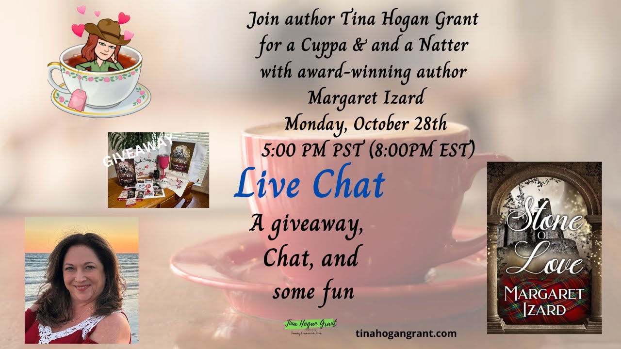 A Cuppa & A Natter (Live Chat) With Author Margaret Izard - YouTube