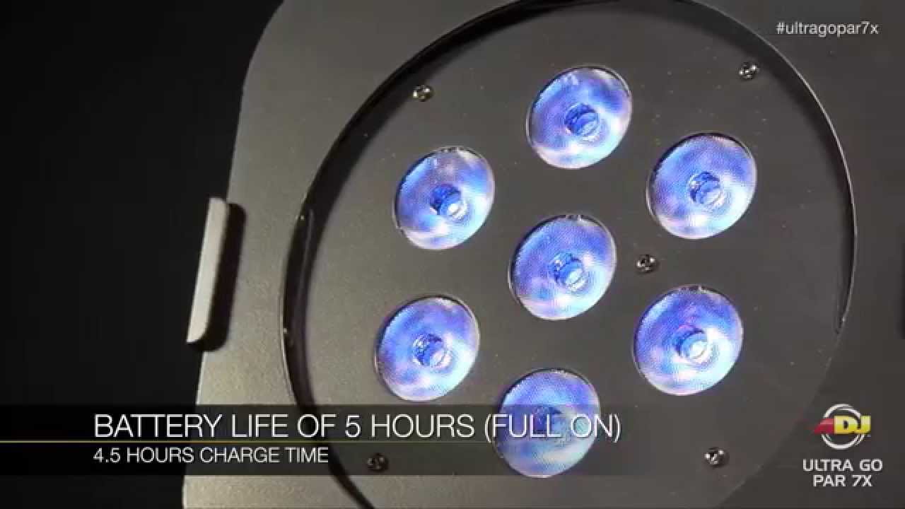 ADJ Ultra Go Par 7X Tri-Color LED Par Fixture Overview | Full Compass ...