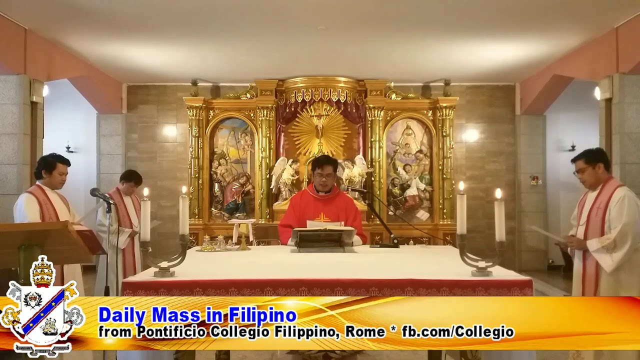 Mass & prayers. We pray esp. for intentions you write here & in fb.com ...