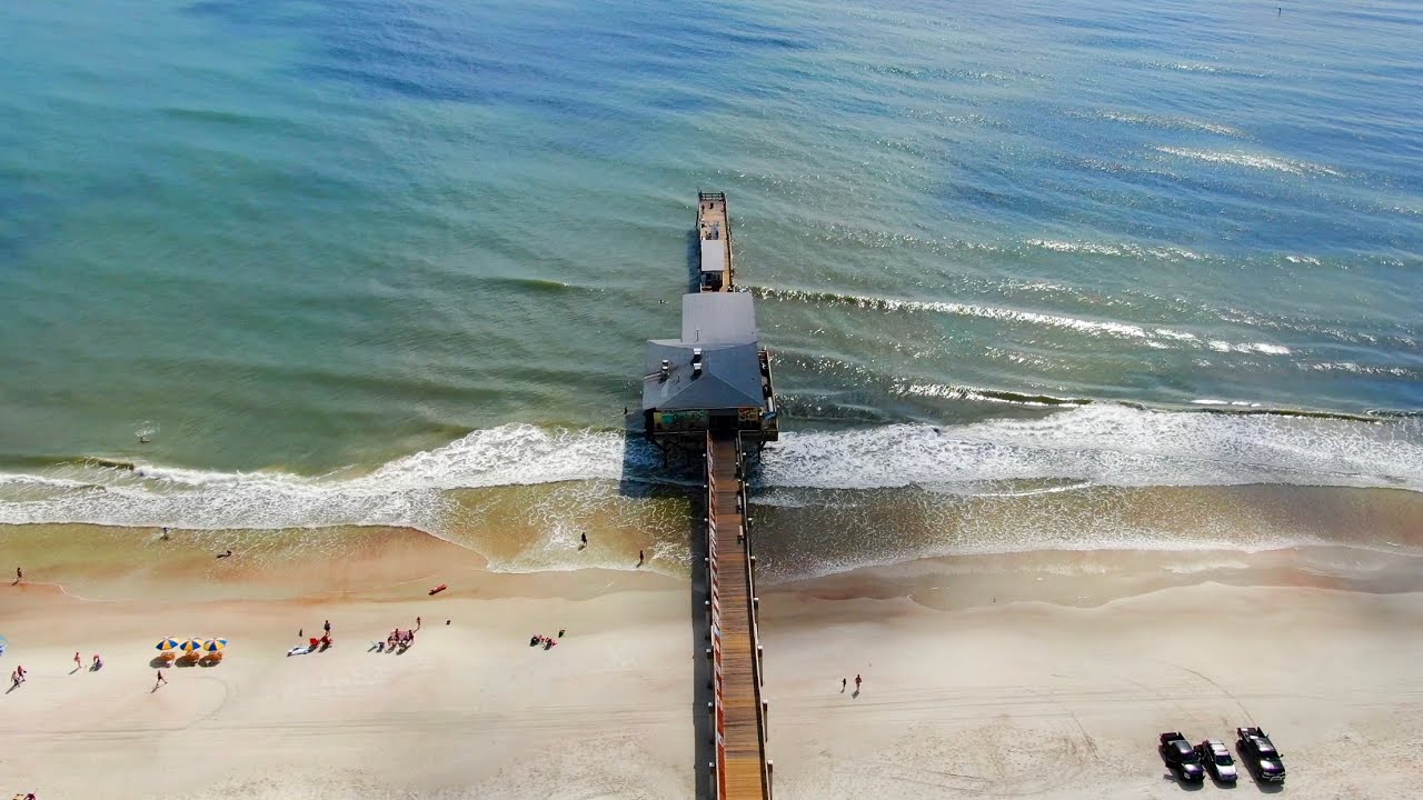 Sunglow Pier Drone Footage - Daytona Beach, FL - YouTube