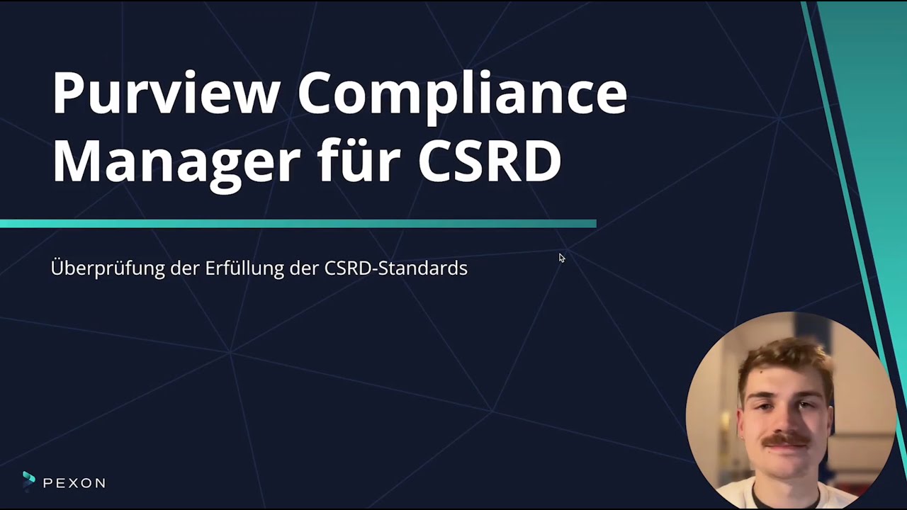 Microsoft Cloud for Sustainability - Compliance Manager (CSRD) - YouTube