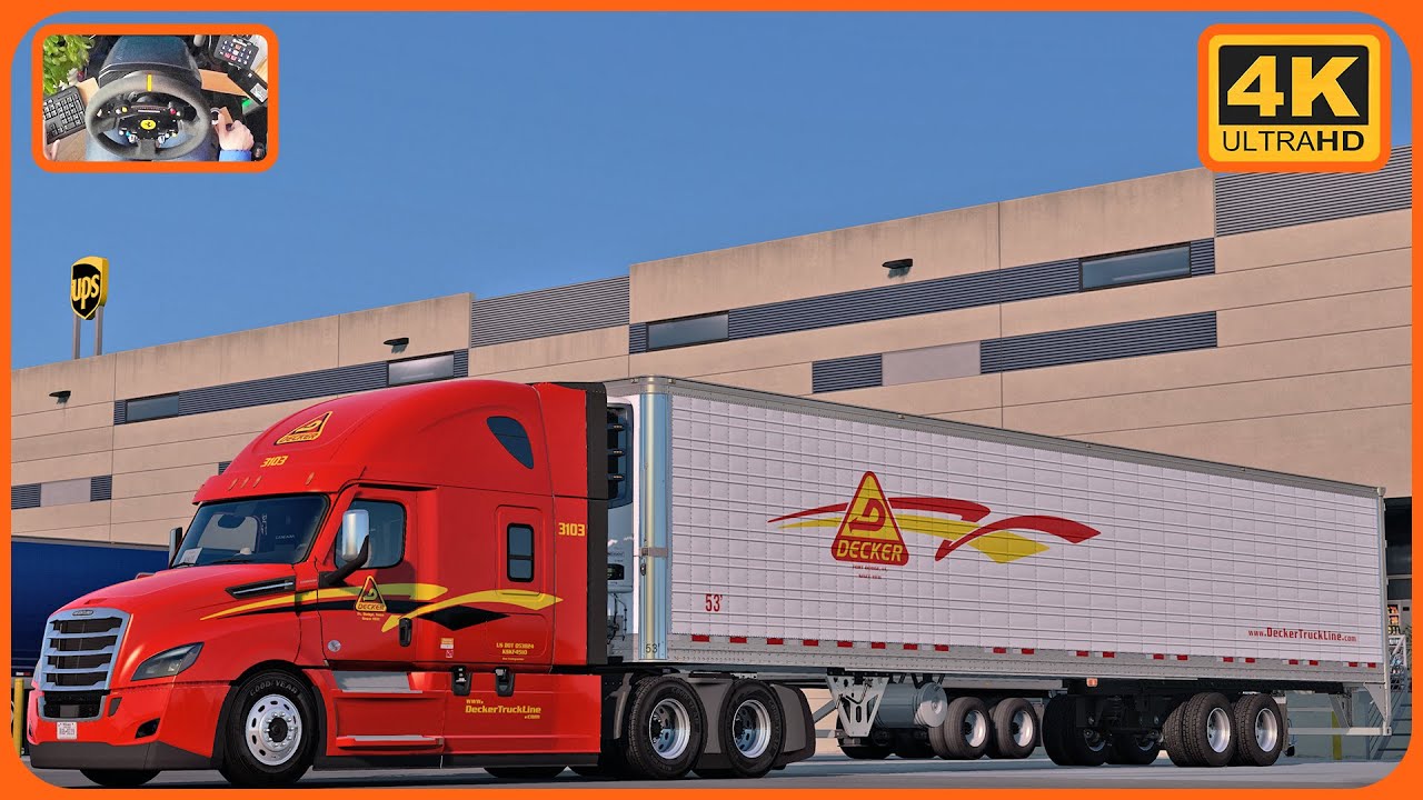 [TS-PC] ATS 4K | FREIGHTLINER CASCADIA | DD16 | EVANSTON 🇺🇸 ...