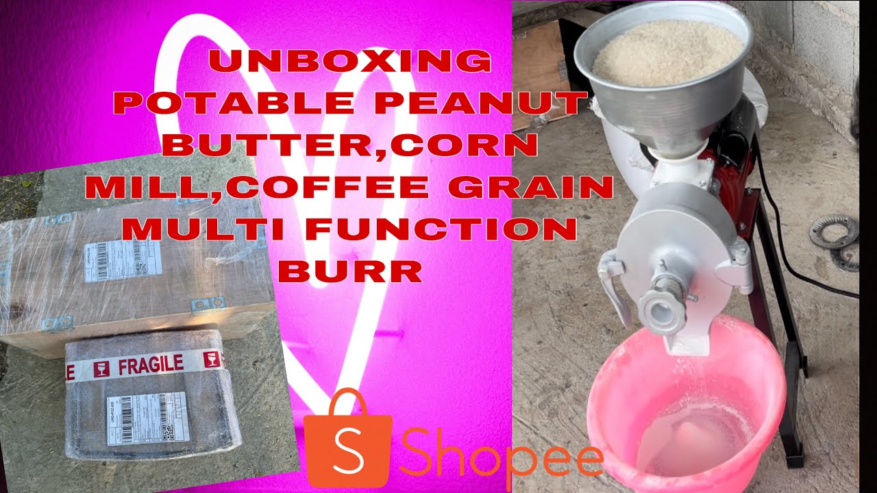 PORTABLE PEANUT BUTTER CORN MILL COFFEE GRAIN MULTI FUNCTION BURR ...