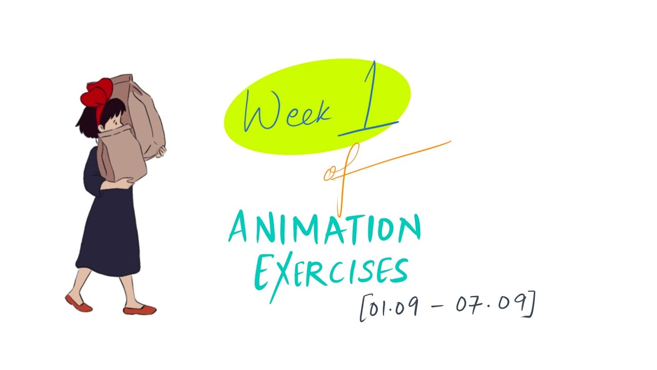 Self studying Animation - Week 1 - YouTube