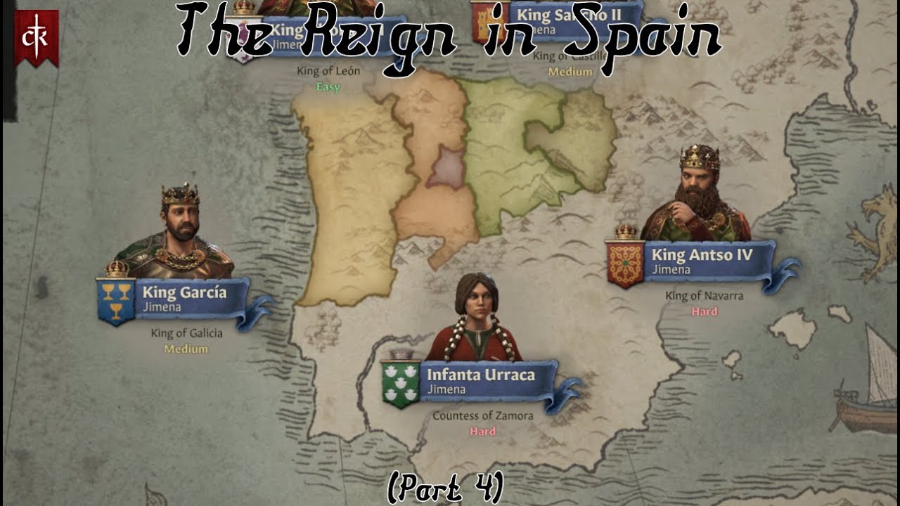 The Reign in Spain (Part 4): Conquer Spain. Female Rulers only. No wars ...