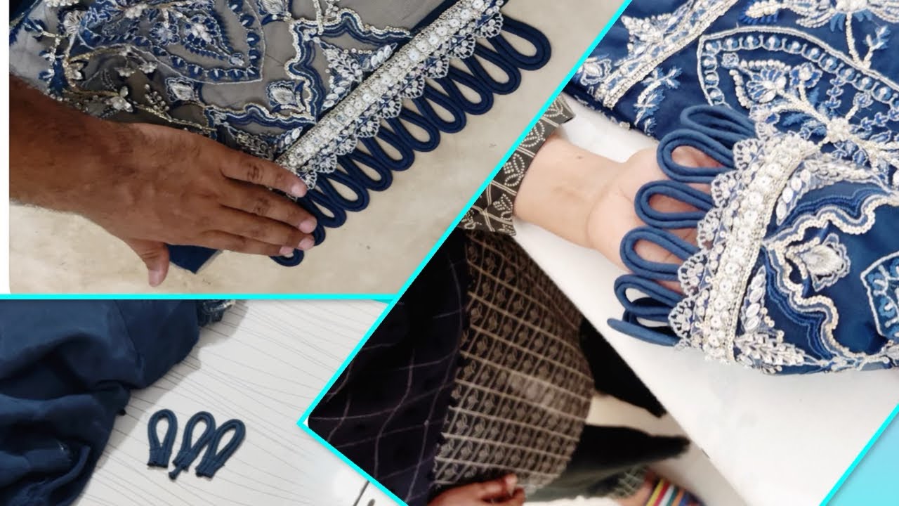 Loops creation | Embellish your dress with drop shaped loops - YouTube