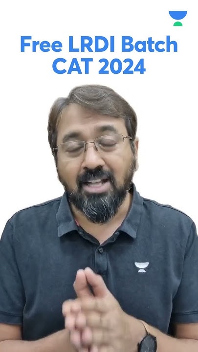 CAT 2024 - Free LRDI Batch by Ronak Shah - YouTube