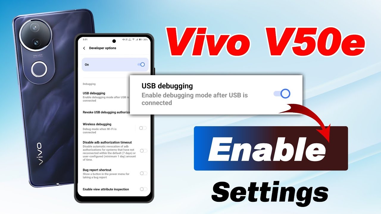 vivo v50e me developer options kaise laye !! How to enable developer ...