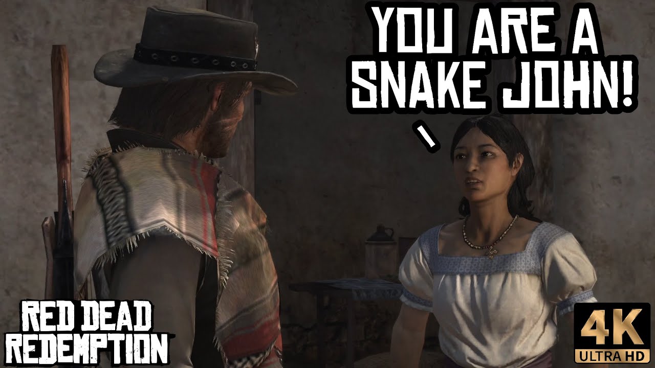 John is a Snake in Red Dead Redemption 1 - YouTube