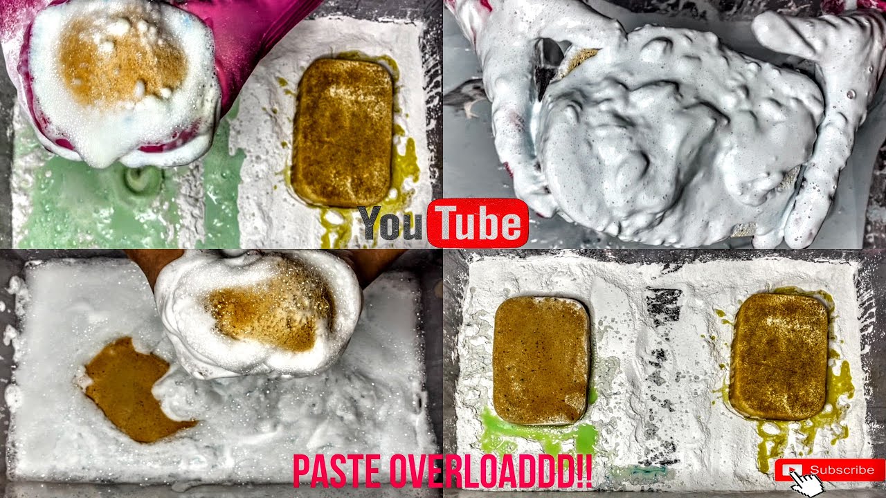 💛💚AJAX Powder+AJAX Creamy ASMR Paste Squeezing💚💛 - YouTube
