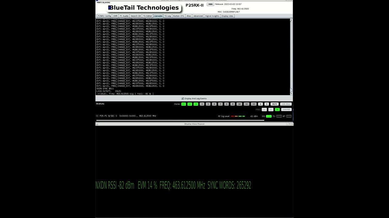 P25RX-II Scanning NXDN Traffic Channels - YouTube
