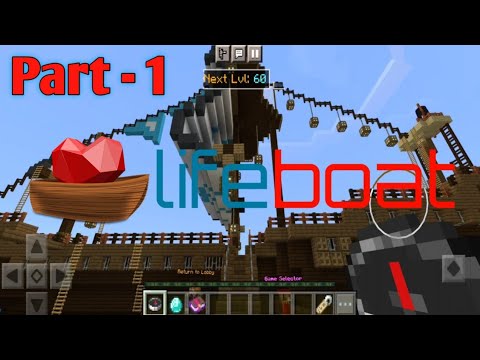Part 1 - Minecraft Lifeboat Games New Server || in Hindi | Mobile ...