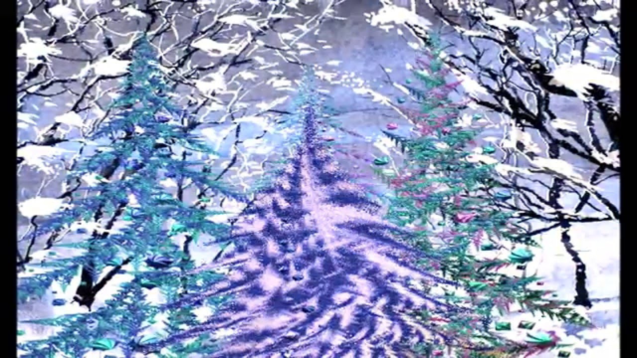 Winter Forest in Snow Classical Fractal Art HD - YouTube