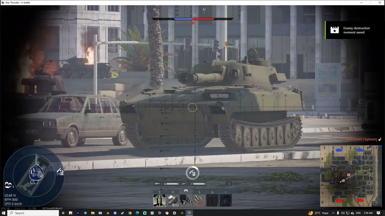 War Thunder: Enemy destruction moment | Shot with GeForce - YouTube