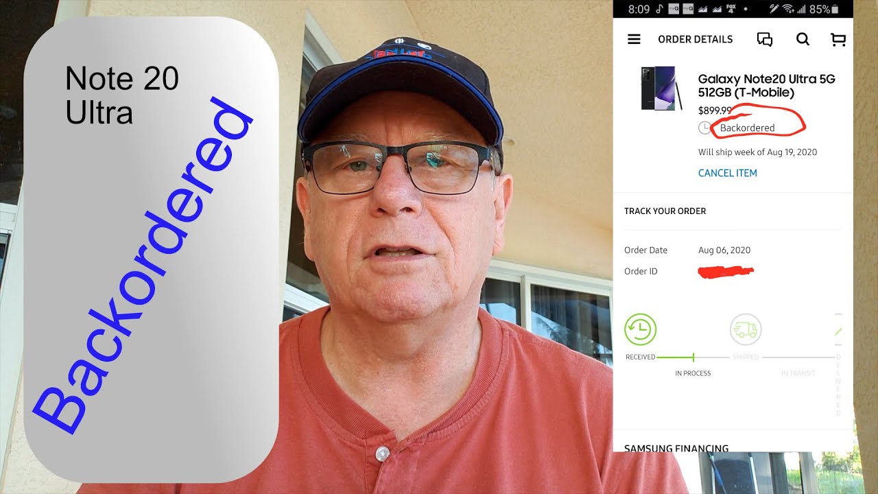 Note 20 Ultra backorder???? - YouTube