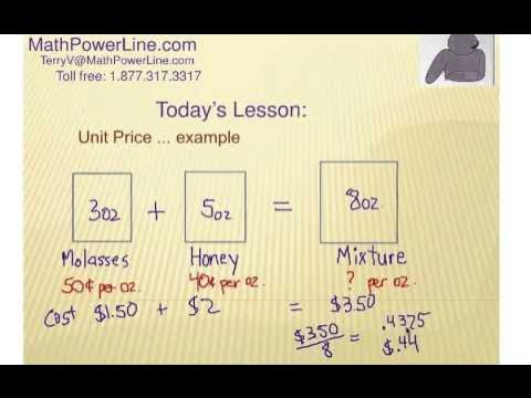 Algebra Word Problems: Mixtures Part 1 - YouTube