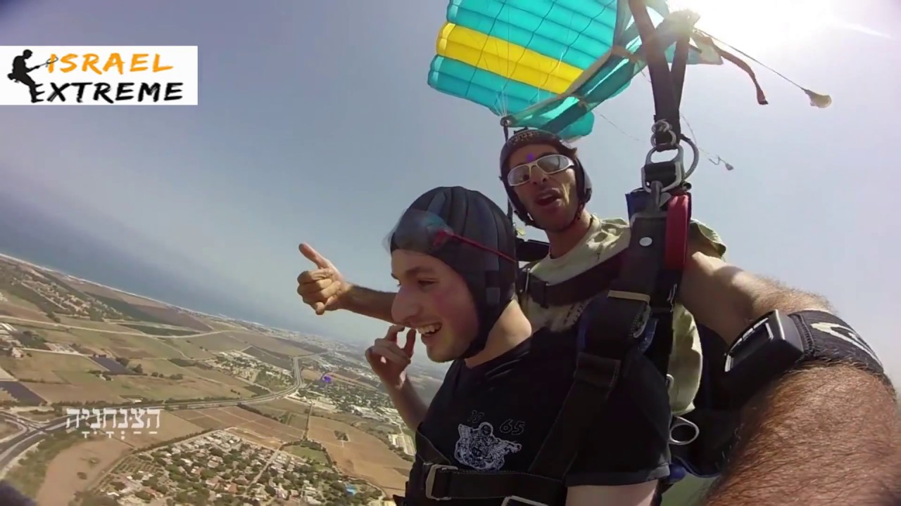 Skydiving in Israel Private Tour Israel Extreme Natanel's Jump! - YouTube