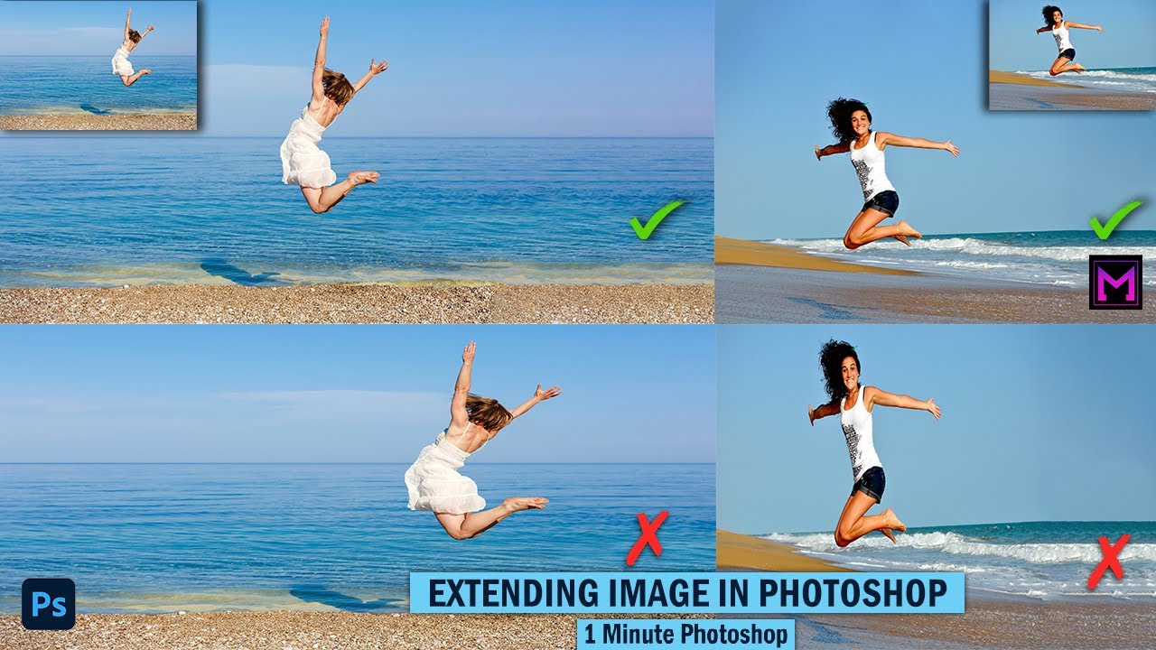 Expanding image in photoshop || photoshop tutorials - YouTube