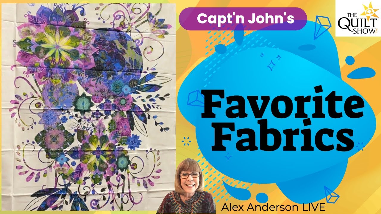 Alex Anderson LIVE - Quilting Fabric Favorites - YouTube