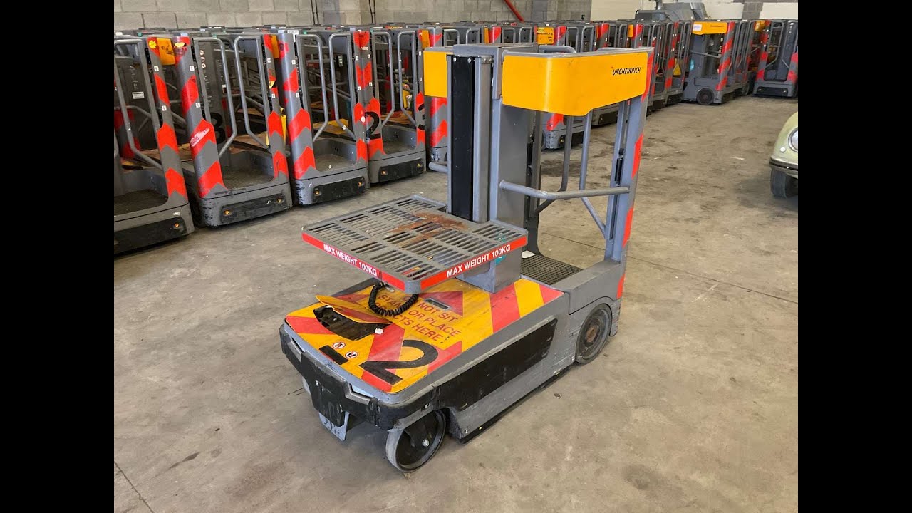 2017 Jungheinrich EKM 202 Order Picker/Maintenance Lift (3812/75) - YouTube