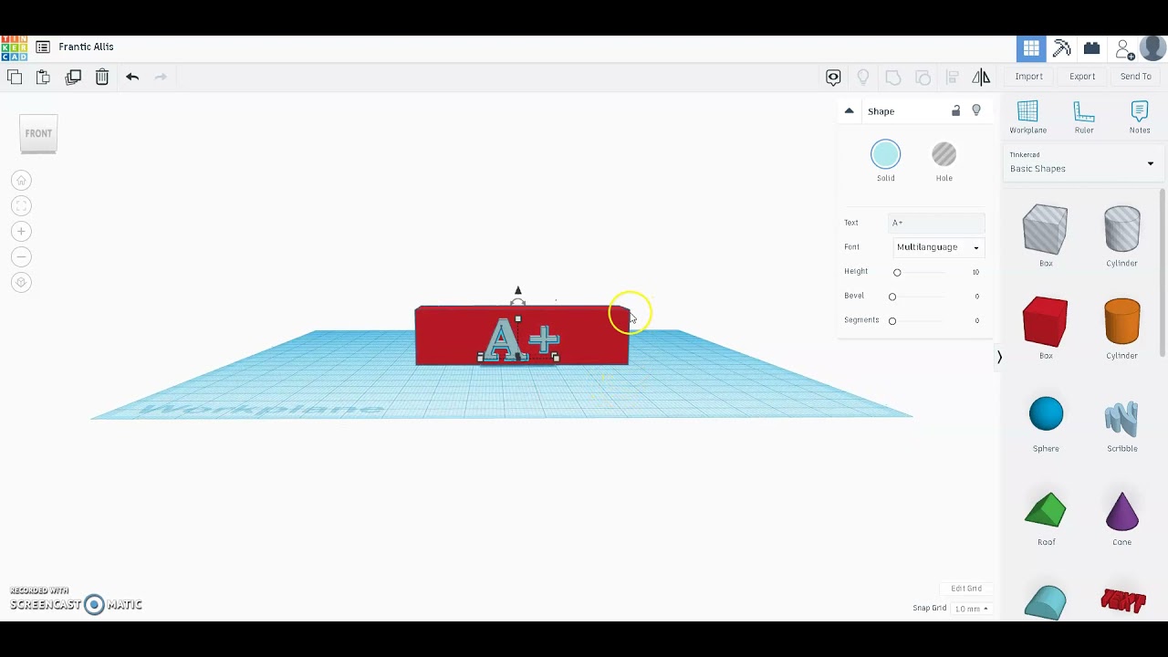 Thinker cad - YouTube