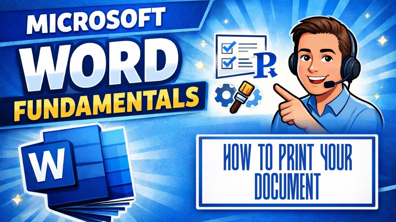 How to Print a Microsoft Word Document (Step-by-Step Beginner Guide ...